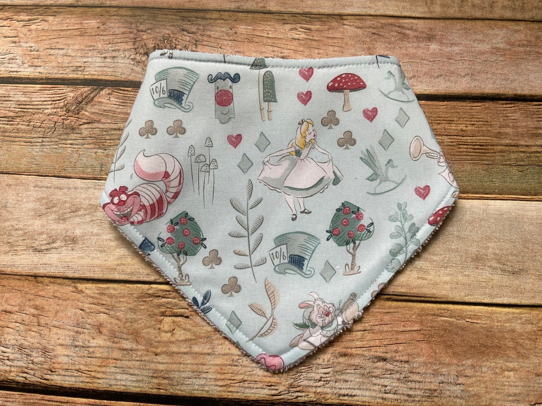 Alice in Wonderland Baby Bib Bandana First Birthday Photo Prop - Etsy