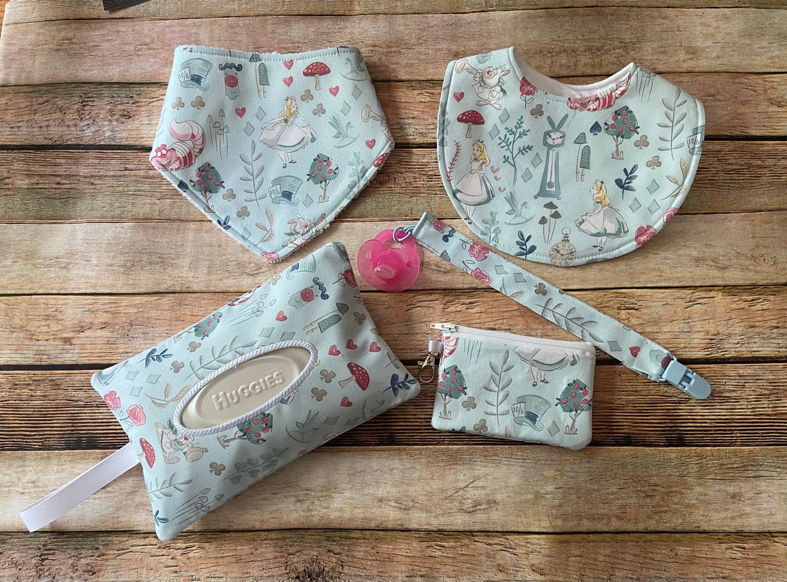Alice in Wonderland Baby Bib Bandana First Birthday Photo Prop - Etsy