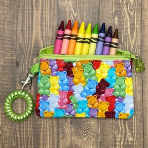 Gummy Bear Small Zipper Pouch Ready to Ship - Etsy