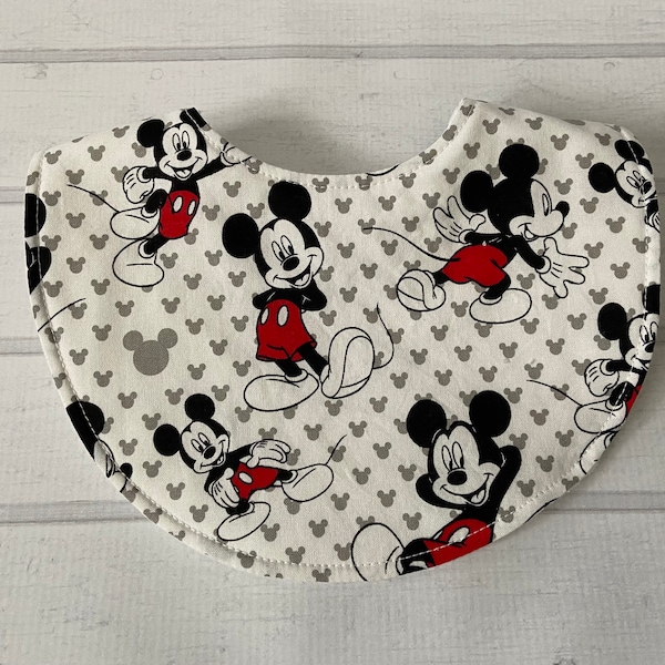 Mickey Mouse Bib - Etsy