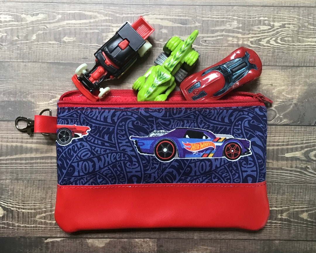 Hot Wheels Themes Zippered Pencil/crayon Bag Back to School Ready to ...