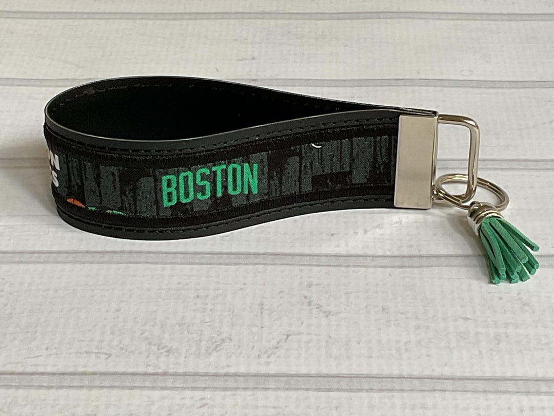 Key Chain Boston Celtics Wristlet Keychain Key Holder - Etsy