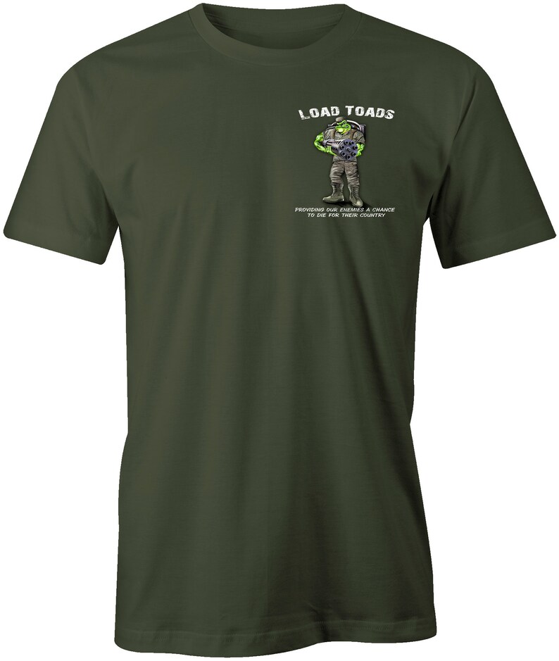 Legendary Load Toad T-shirt: Free Shipping - Etsy