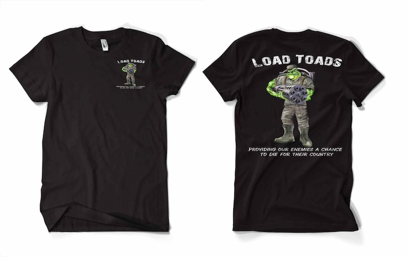 Legendary Load Toad T-shirt: Free Shipping - Etsy