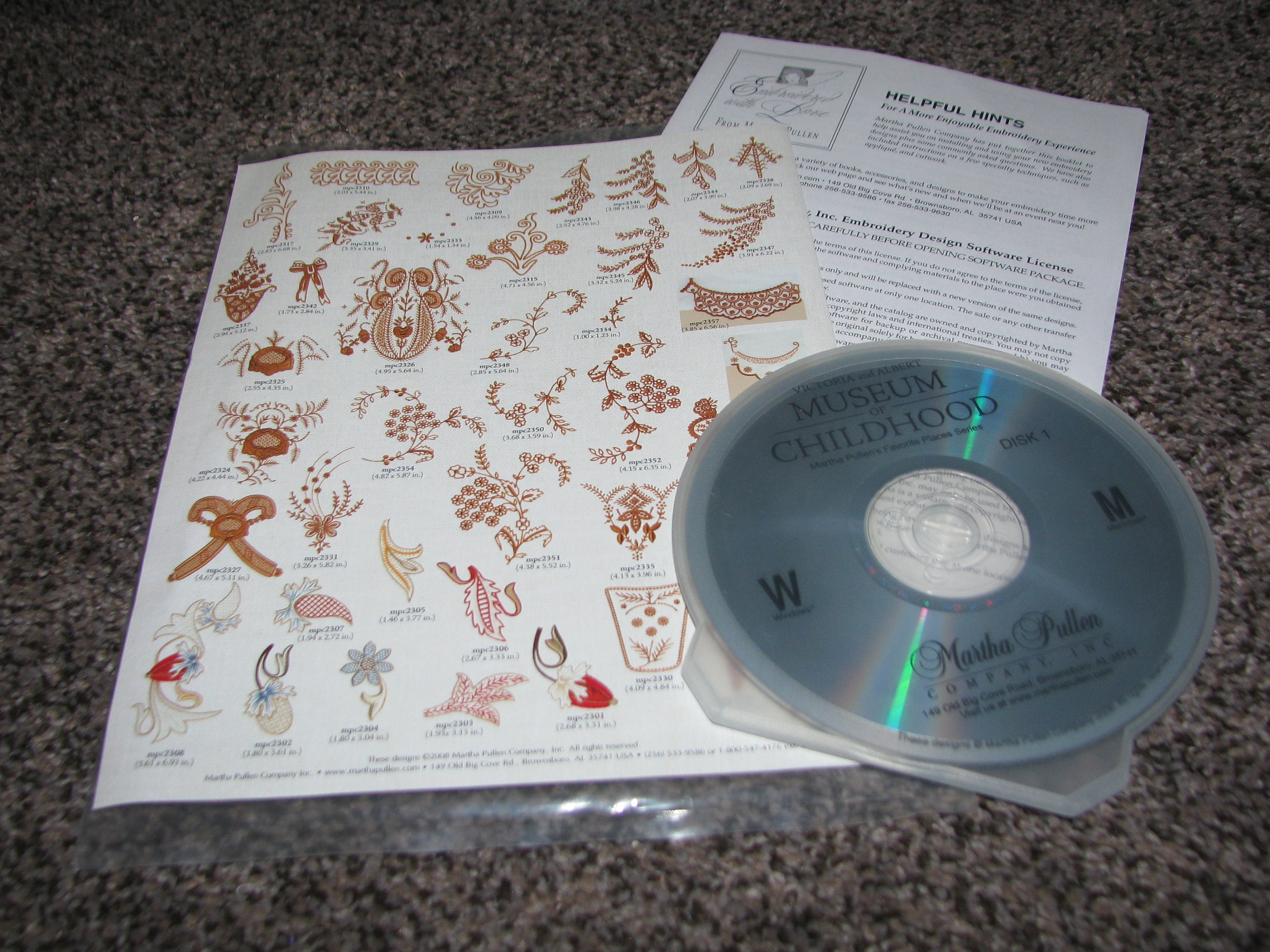 Martha Pullen Machine Embroidery Designs CD. Buy 1 or Get All at a ...