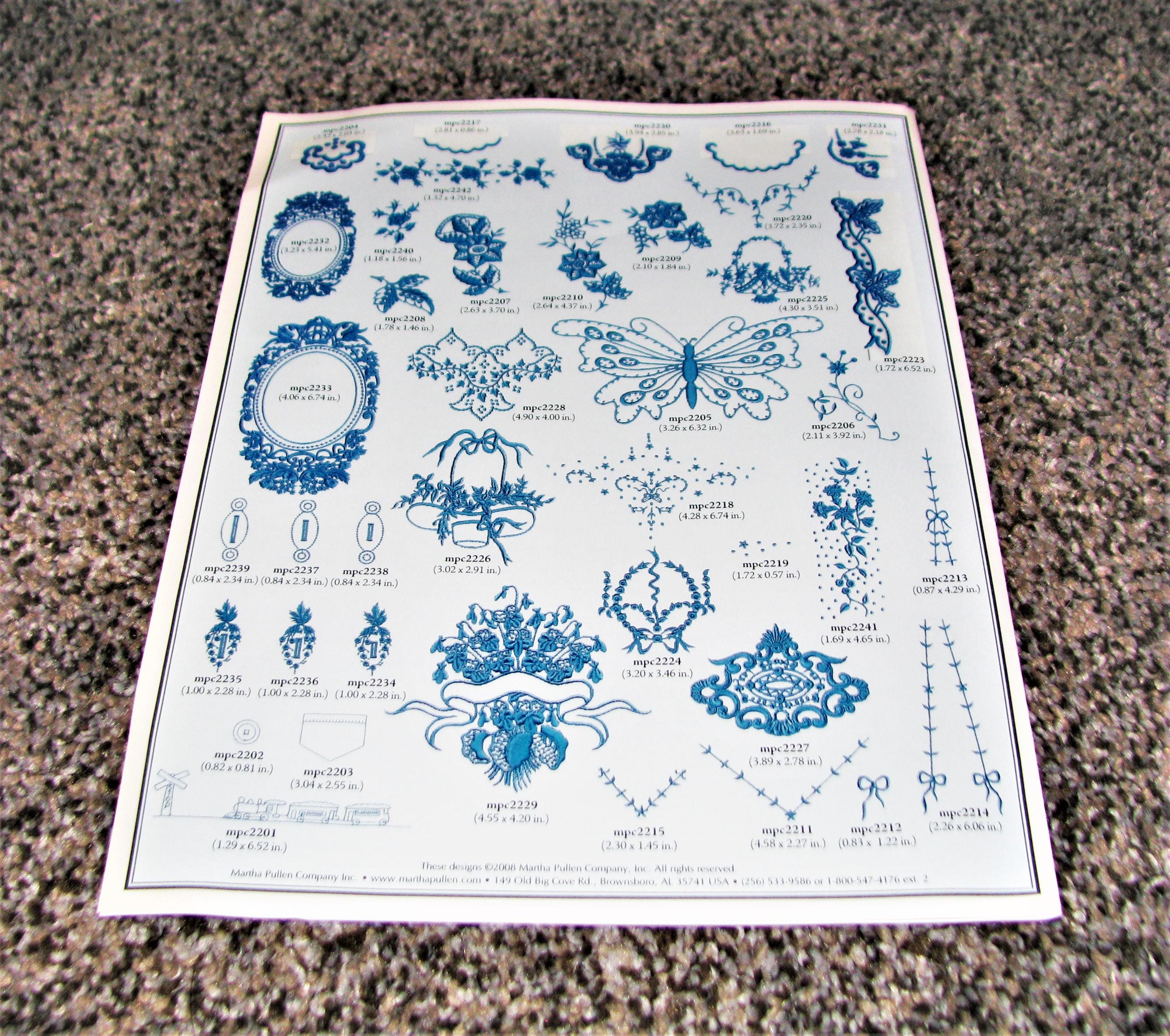 Martha Pullen Machine Embroidery Designs CD. Buy 1 or Get All at a ...