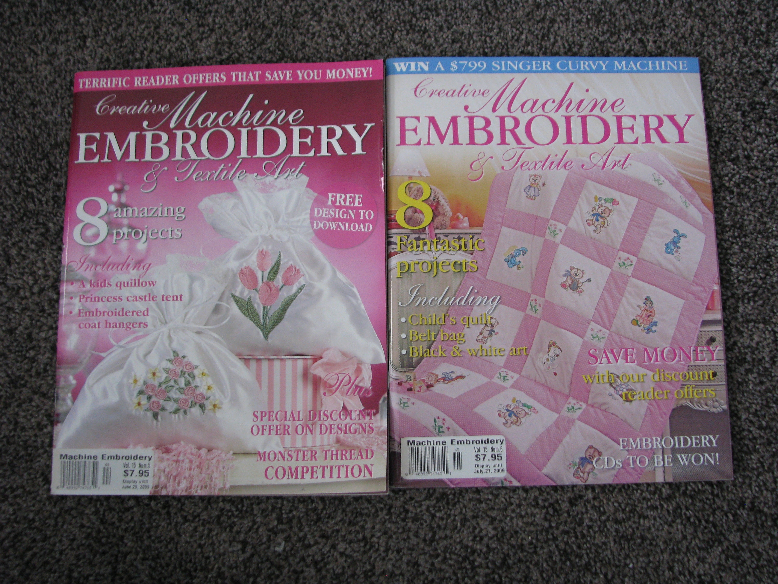 Creative Machine Embroidery and Textile Art Magazines Australian. 2009 ...