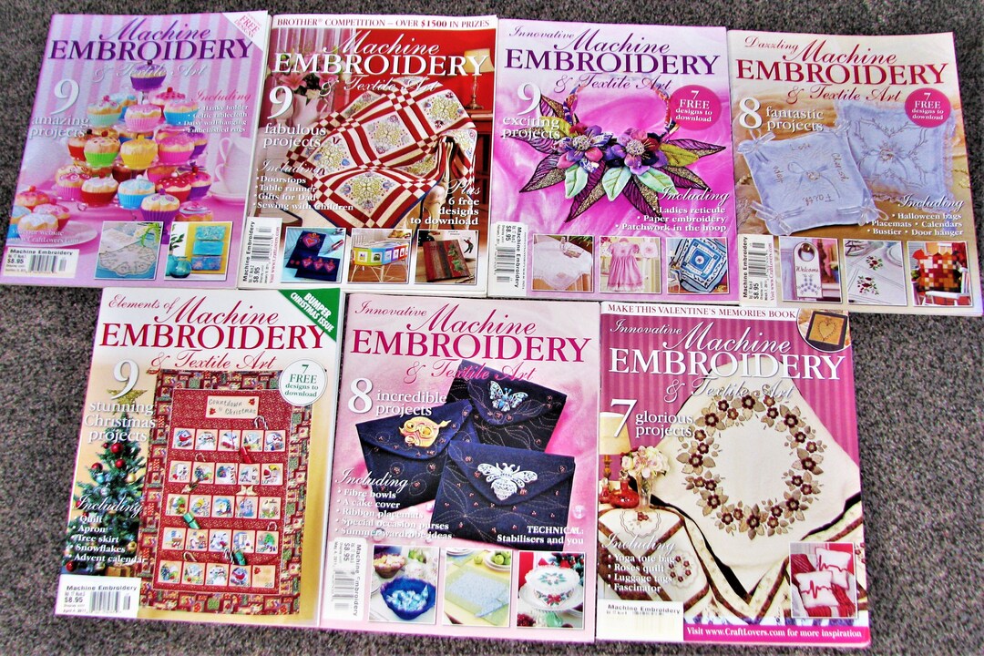 Creative Machine Embroidery and Textile Art Magazines Australian. 2011 ...