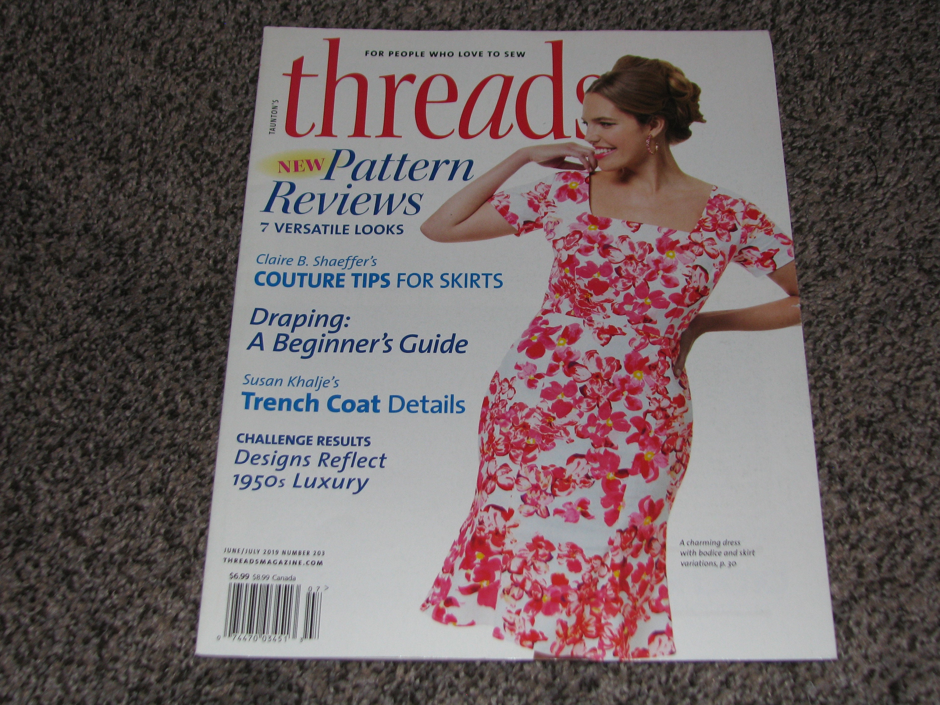 Iconic 2019 Threads Magazines. Loaded With Sew Practical Fun ...