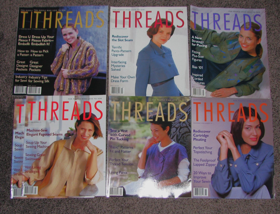 Vintage 1998 Threads Magazines. Buy 1 to Complete Your Collection or ...
