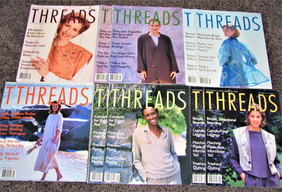 Vintage 1997 Threads Magazines. Buy 1 to Complete Your Collection or ...