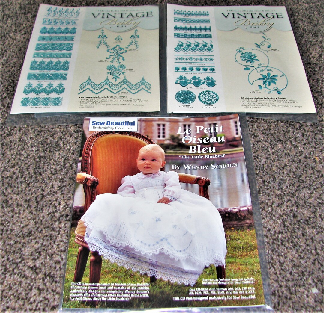 Martha Pullen Machine Embroidery Designs CD. Buy 1 or Get All at a ...