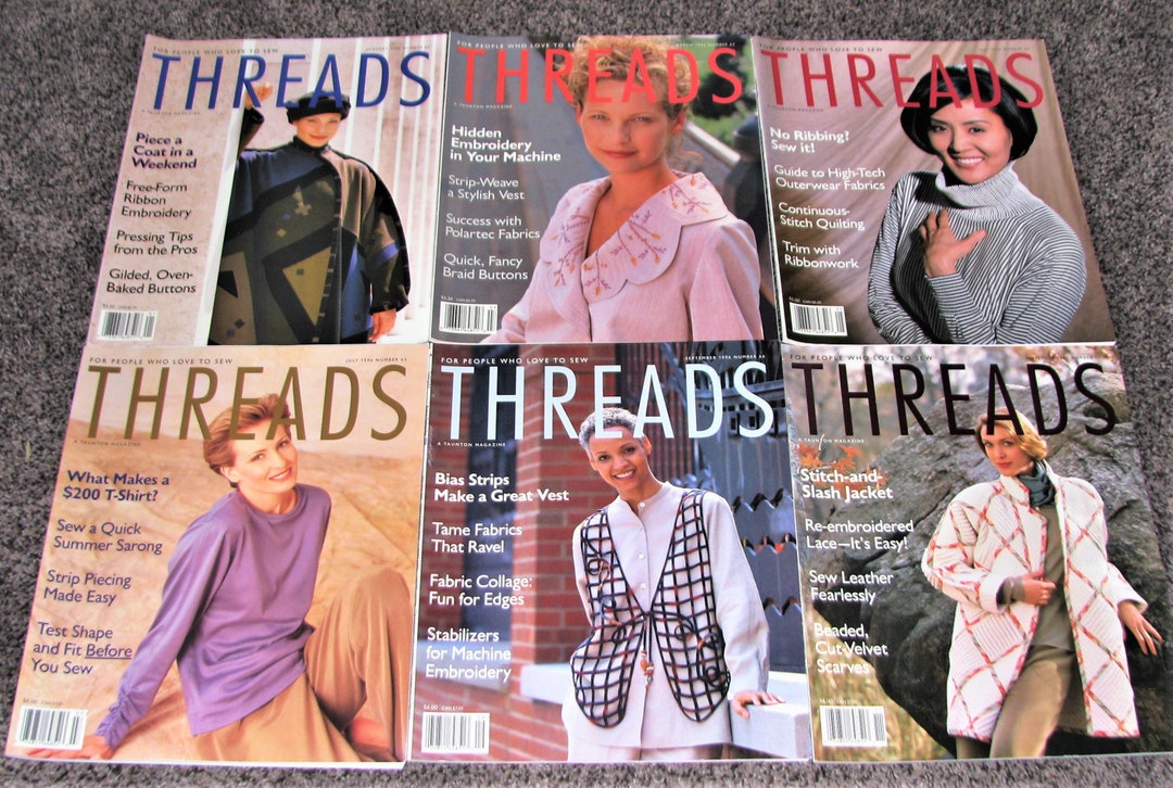 Vintage 1996 Threads Magazines. Buy 1 to Complete Your Collection or ...