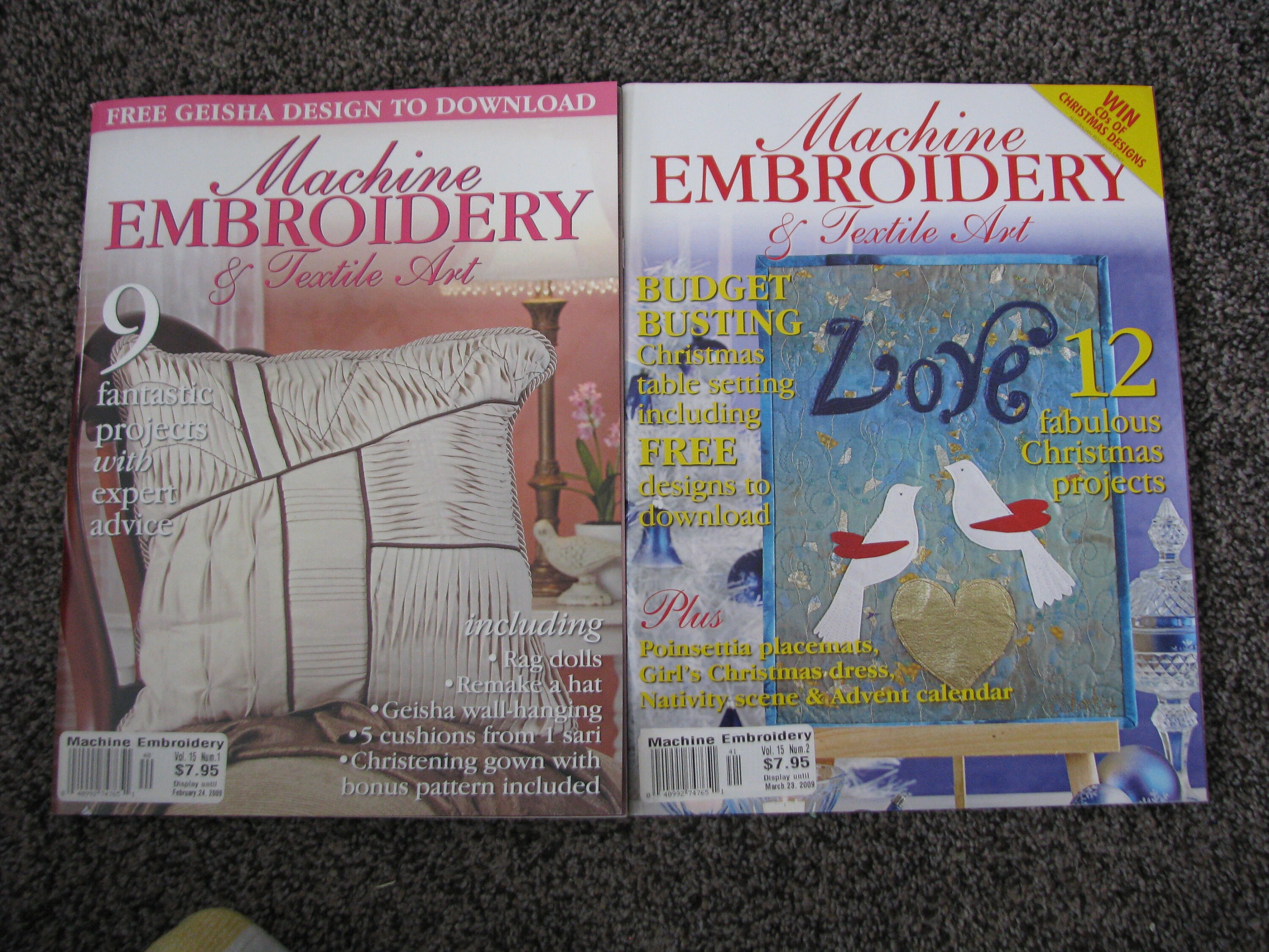 Creative Machine Embroidery and Textile Art Magazines Australian. 2009 ...