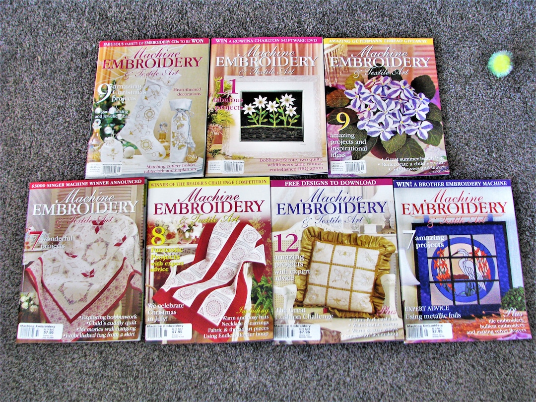 Creative Machine Embroidery and Textile Art Magazines Australian. 2008 ...