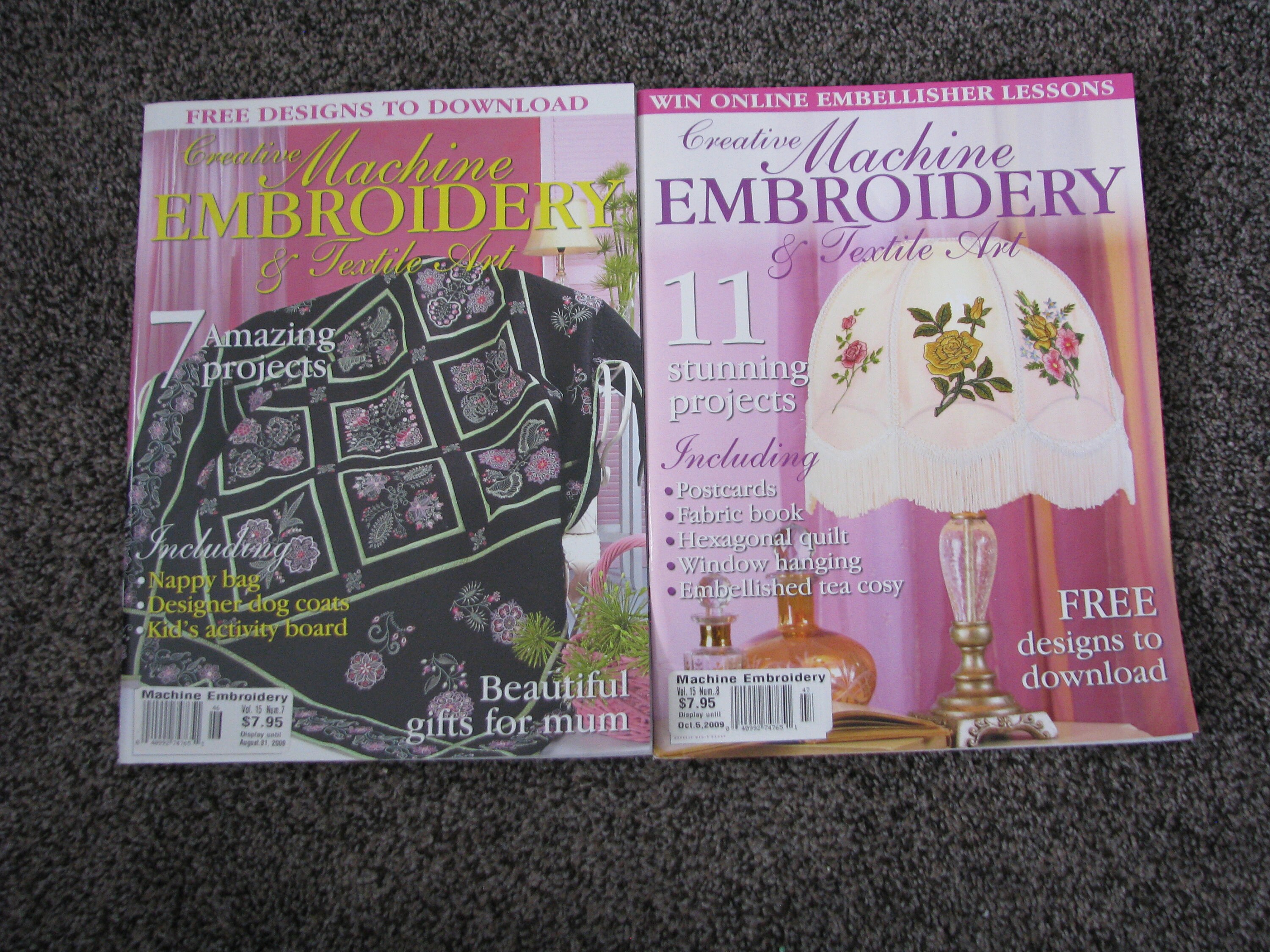 Creative Machine Embroidery and Textile Art Magazines Australian. 2009 ...