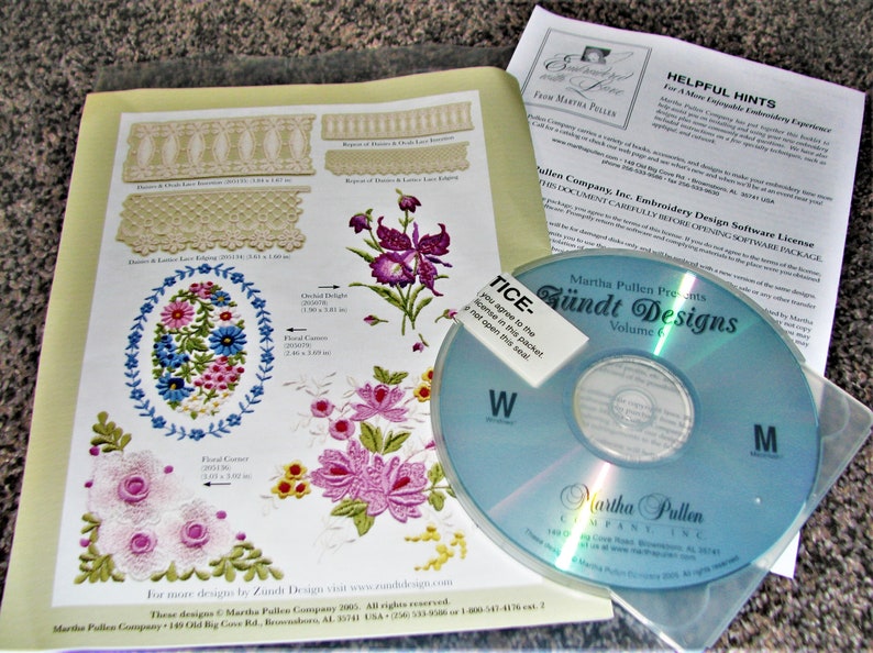Martha Pullen Machine Embroidery Designs CD. Buy 1 or Get Remaining at ...