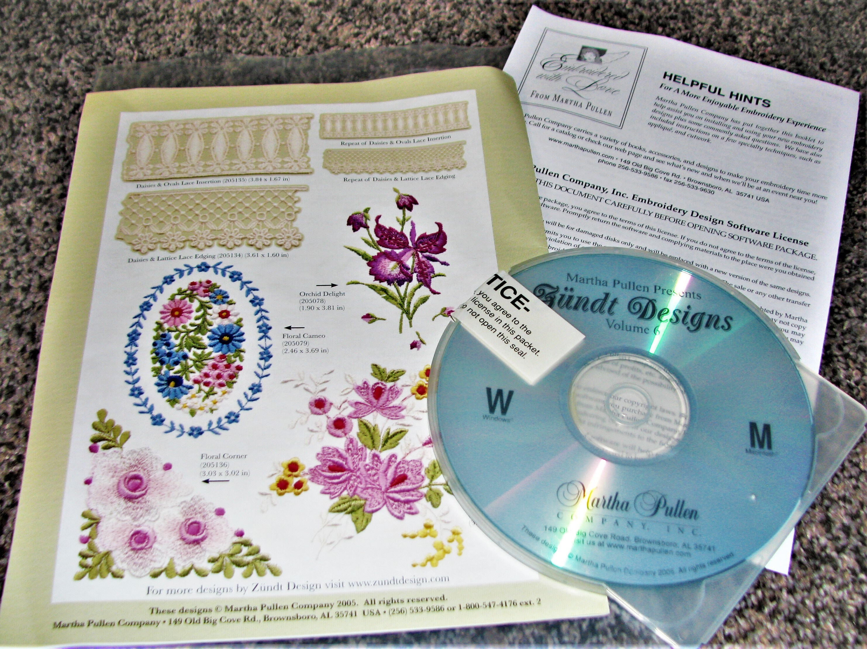 Martha Pullen Machine Embroidery Designs CD. Buy 1 or Get Remaining at ...