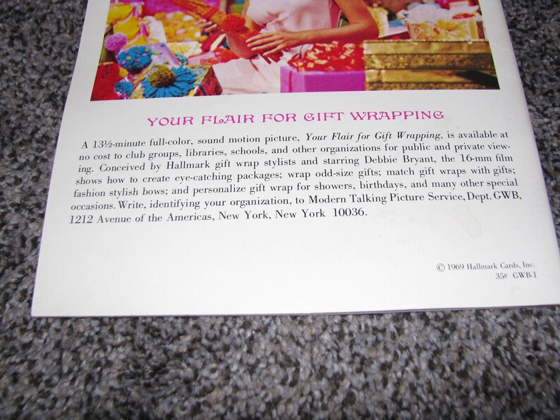Hallmark's 1969 Guide to Beautiful Packages. Retro Wrapping Ideas ...