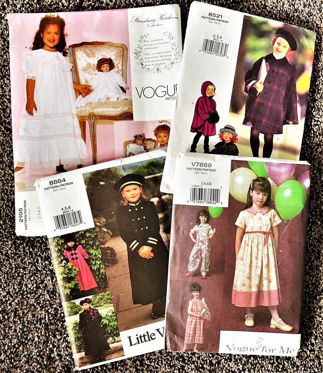 Classic Vogue Children's Clothes Patterns.sweet Stylish Dresses,coat ...