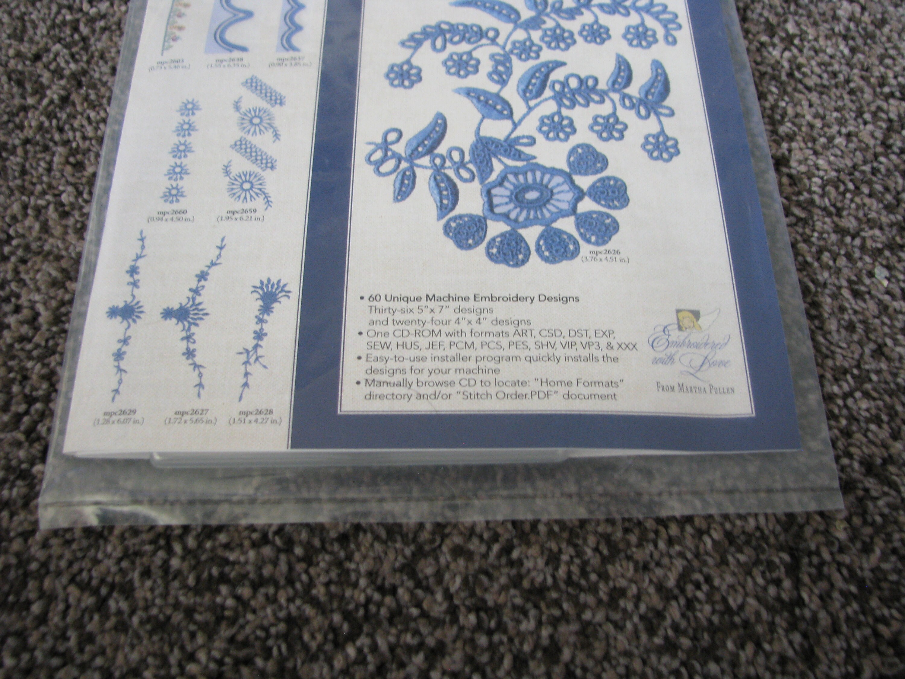 Martha Pullen Machine Embroidery Designs CD. Buy 1 or Get All at a ...