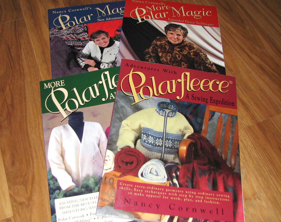 Set of 4 Polarfleece How to Sew Books to Liven up Your Wardrobe or Make ...