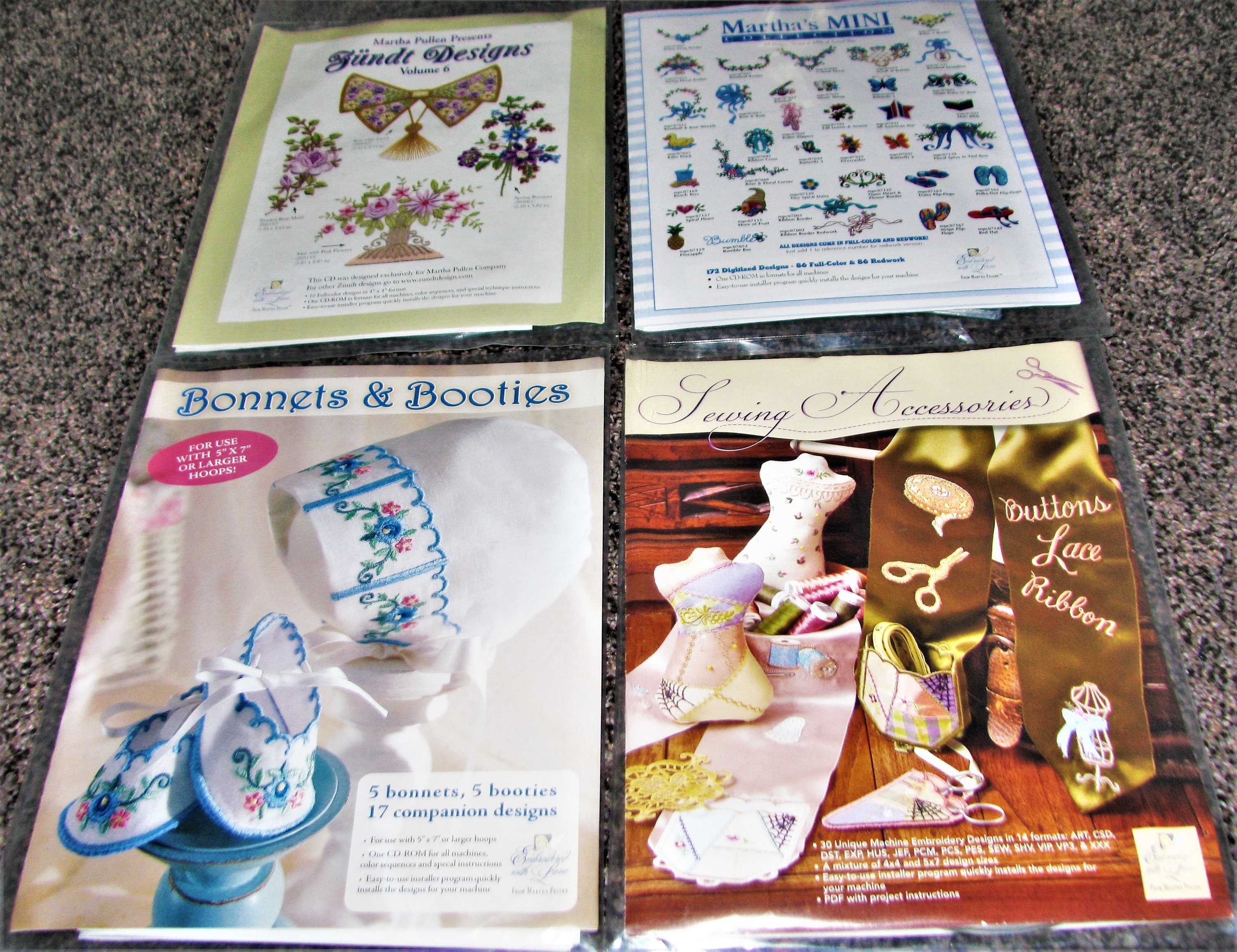 Martha Pullen Machine Embroidery Designs CD. Buy 1 or Get Remaining at ...