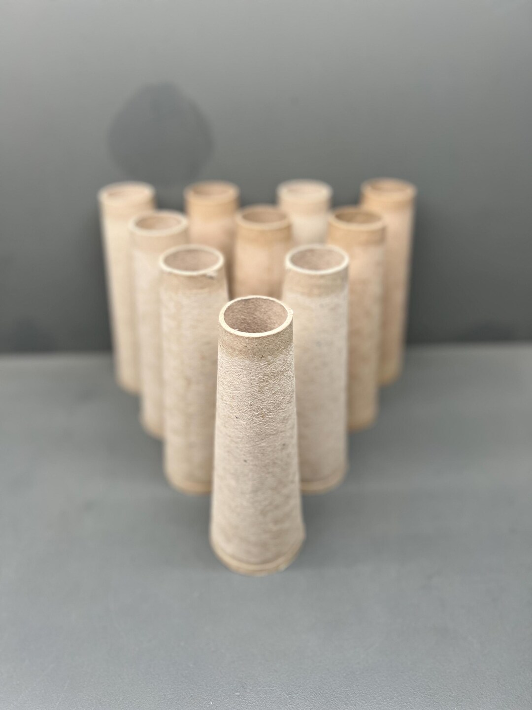 10 Cardboard Yarn Cones for Wool Winding and Craft Use - Etsy