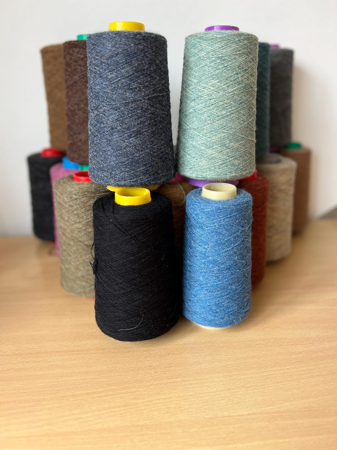 DT12 Dales Tweed Gardiner Yarns 400g Cone 2/6.2 NM (4ply) Various ...
