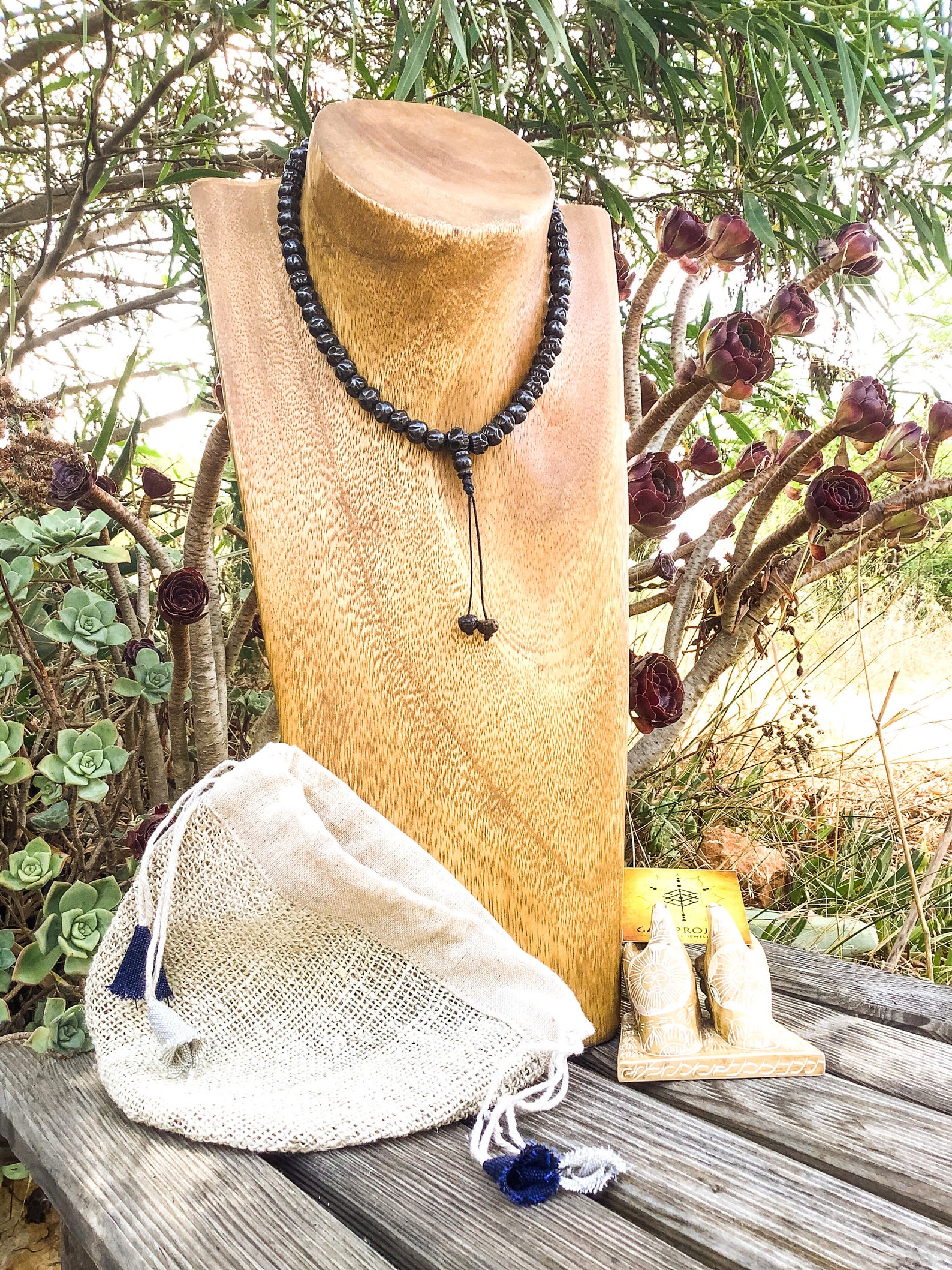 Black Short KALI MALA Sacred Skull Prayer Beads Hand Carved - Etsy