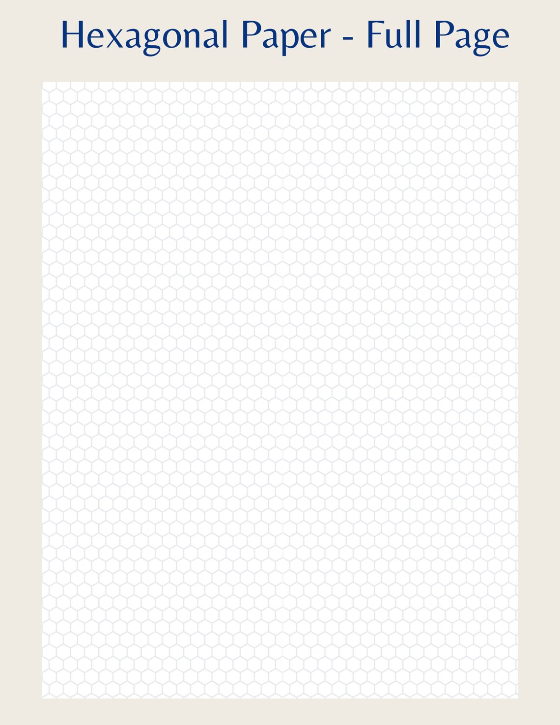 Organic Chemistry Hexagonal Graph Paper - Etsy