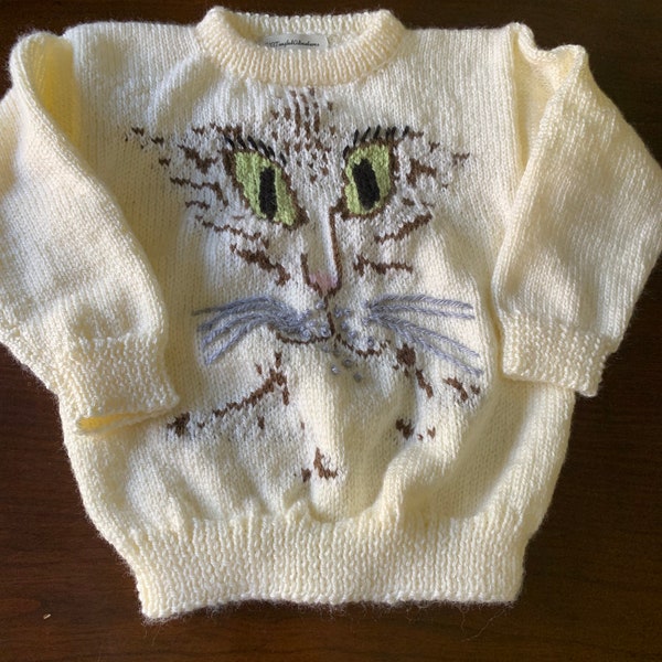 Cat Sweater - Etsy UK