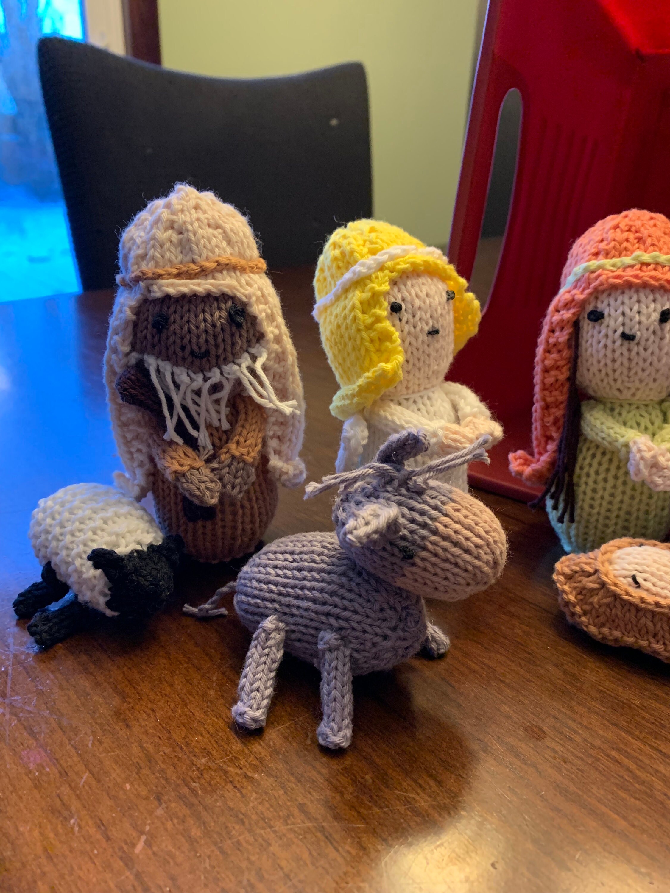 Nativity Set Hand Knit Nativity 11 Piece Nativity Kids - Etsy