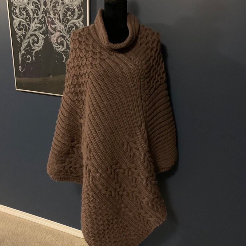 Knit Poncho - Etsy