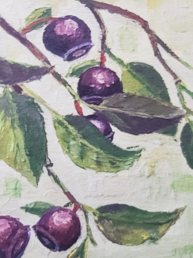 Huckleberries for a Huckleberry | Fine Art Print, Giclée, Botanical ...