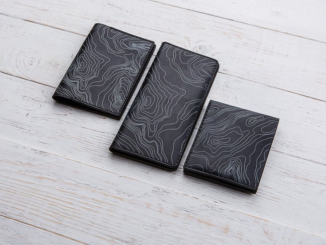 Custom Wallet Personalized Leather Cash Envelope Wallet - Etsy