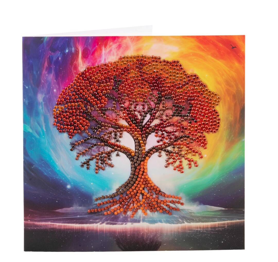 Craft Buddy Tree of Life Crystal Art DIY Greeting Card or Picture Kit ...