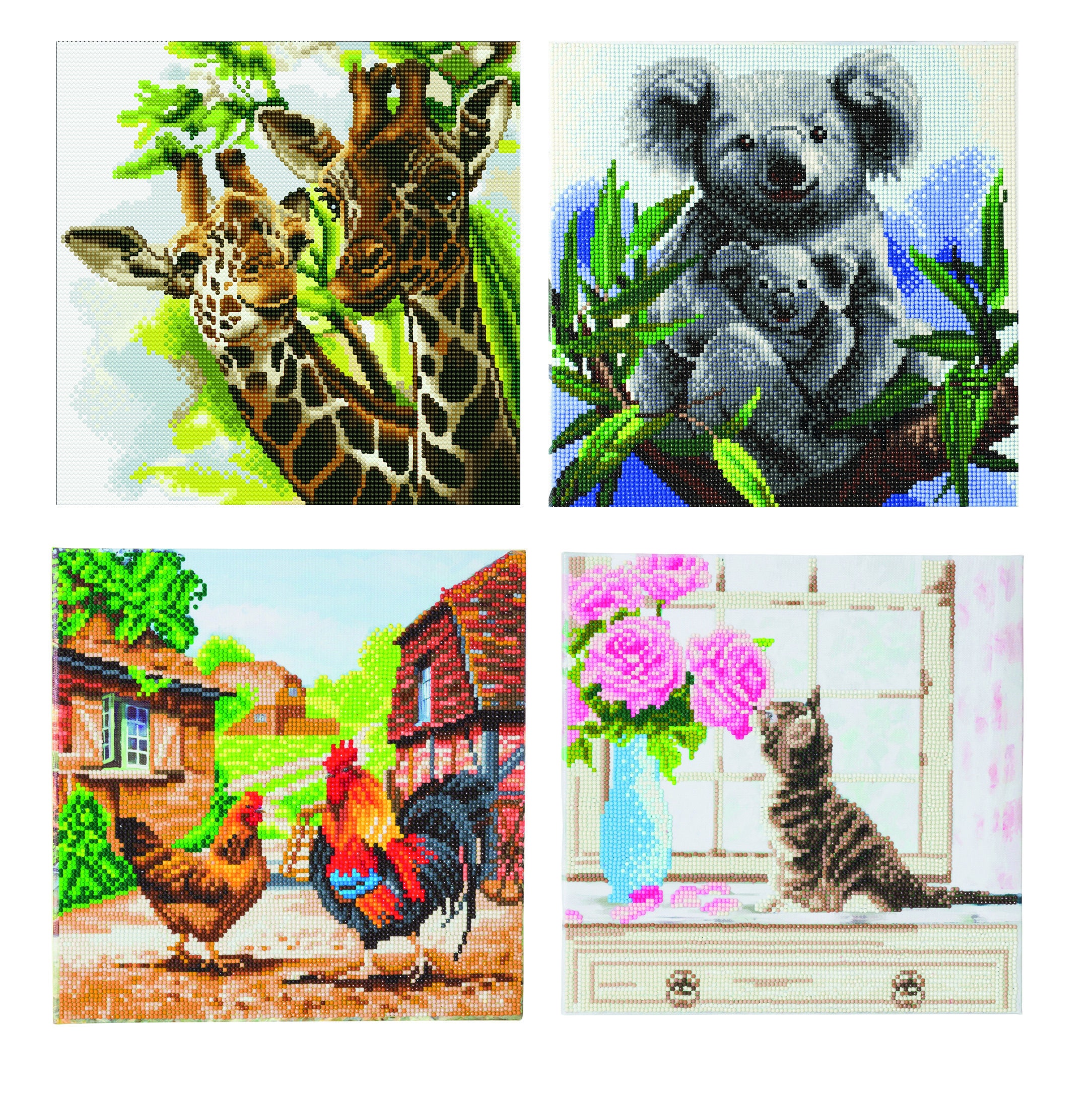 Crystal Art D.I.Y Picture Kit on Framed Canvas Choose From - Etsy UK