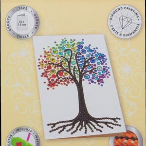 Craft Buddy Crystal Art RAINBOW TREE DIY Greeting Card or - Etsy