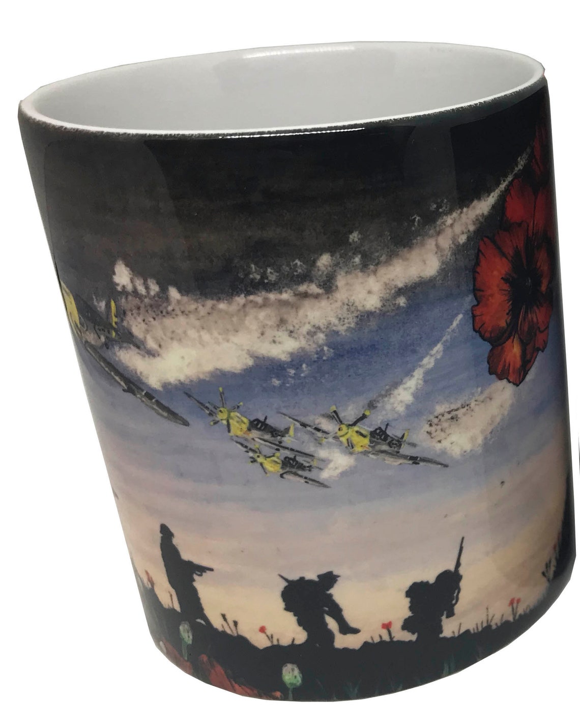 100 Years of Remembrance Mug With Original Artwork a Donation - Etsy