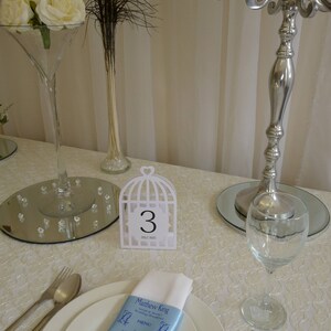 Menu Ribbon, Place Setting Menu, Wedding Menu, Napkin Menu, Custom ...