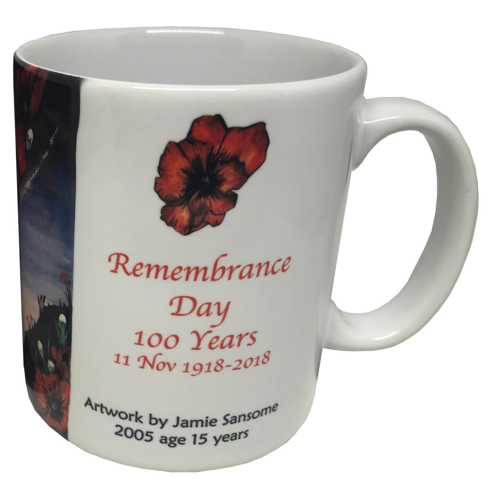 100 Years of Remembrance Mug With Original Artwork a Donation - Etsy