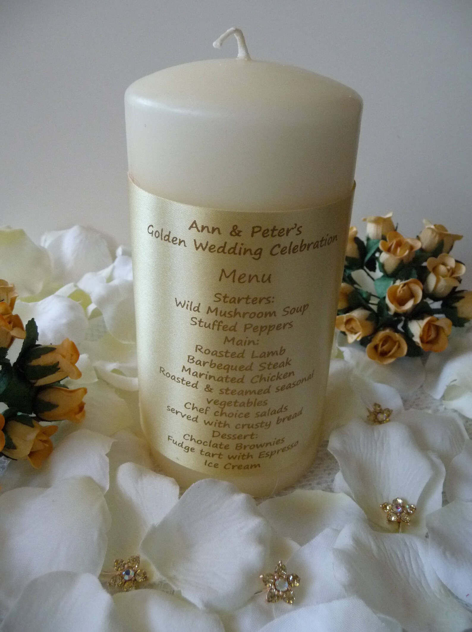 Menu Ribbon, Place Setting Menu, Wedding Menu, Napkin Menu, Custom ...