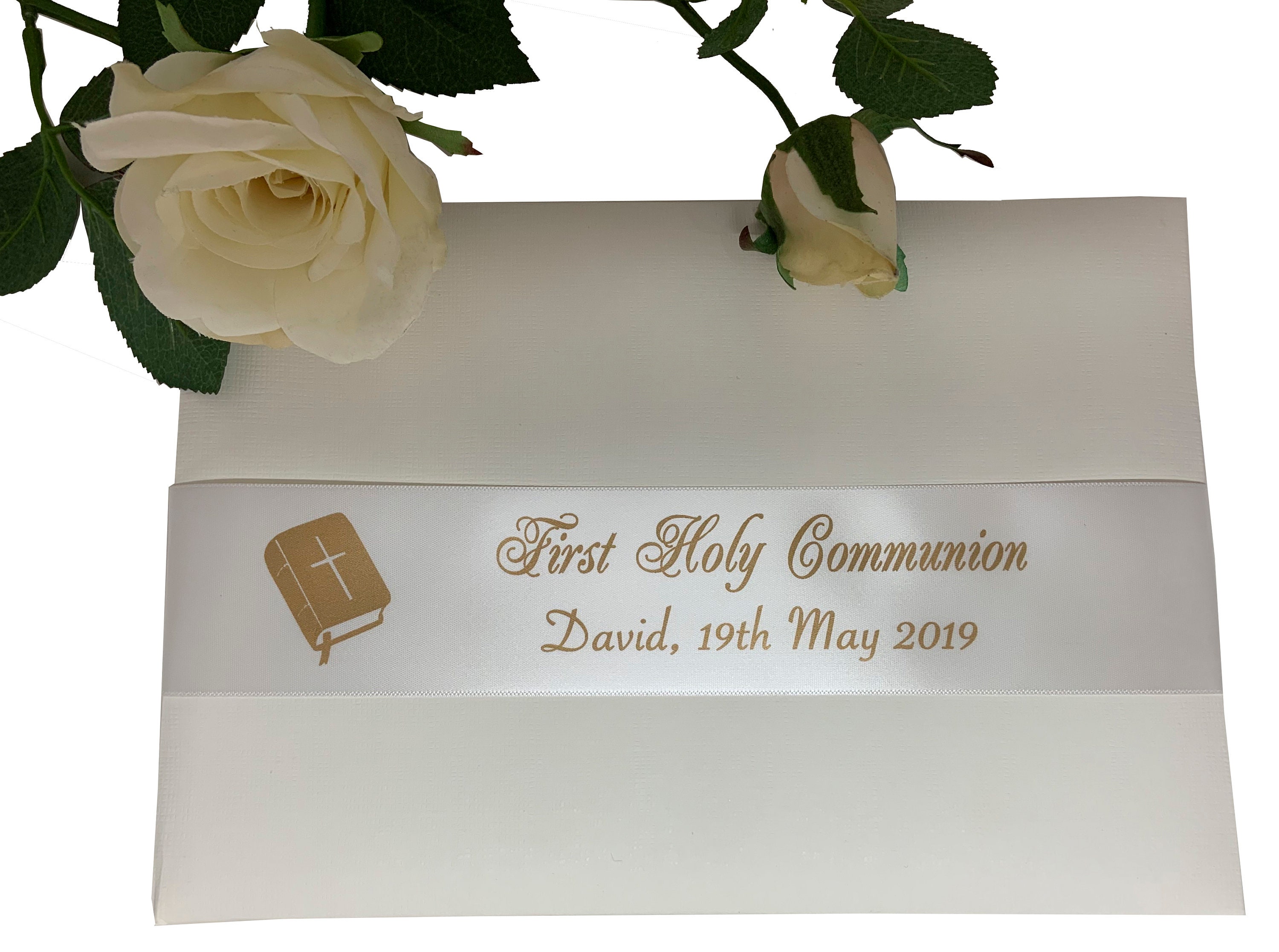 Personalised ribbon for all occasions 45mm wide minimum order | Etsy