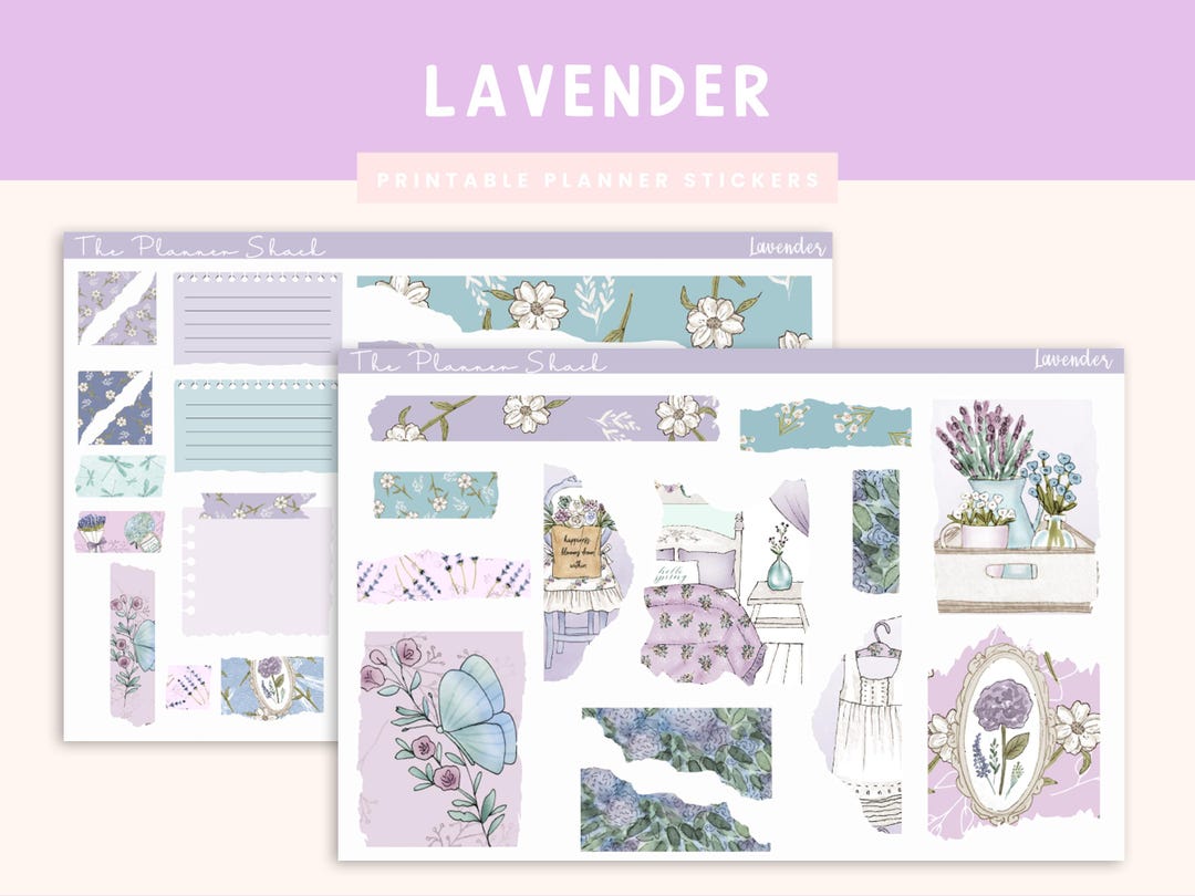 Printable Lavender Journaling Weekly | Jouraling Printables ...