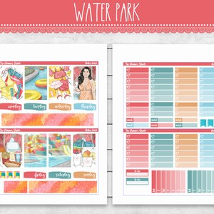 Printable Water Park Weekly | Happy Planner | Summer Weekly | Pool Day ...