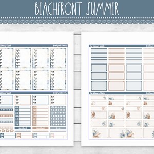 Printable Beachfront Summer Weekly | Erin Condren | Vertical Weekly ...