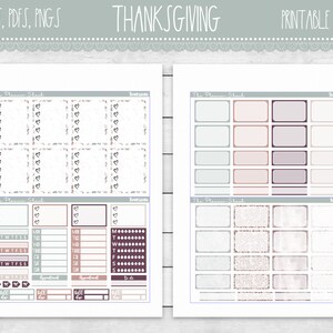 Printable Thanksgiving Weekly Erin Condren Fall Fall Weekly Printable ...