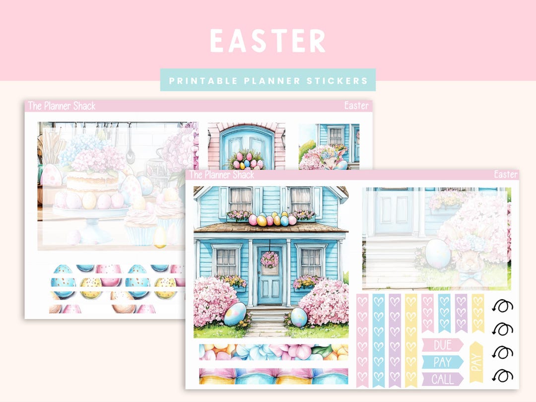 Printable Happy Planner DASHBOARD Weekly | Easter | Easter Weekly ...