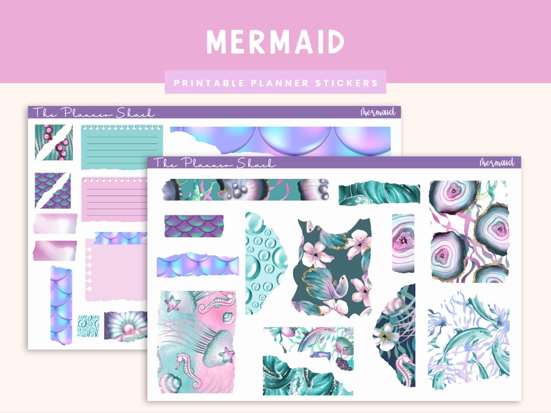 Printable Mermaid Journaling Weekly | Jouraling Printables | Journaling ...